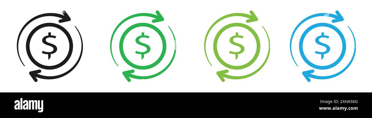 Money circulation Stock Vector Images - Alamy