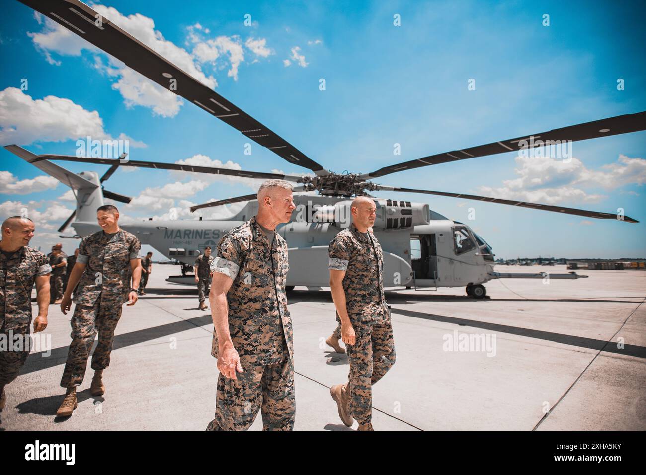 The 39th Commandant of the Marine Corps, Gen. Eric M. Smith, tours 2nd ...
