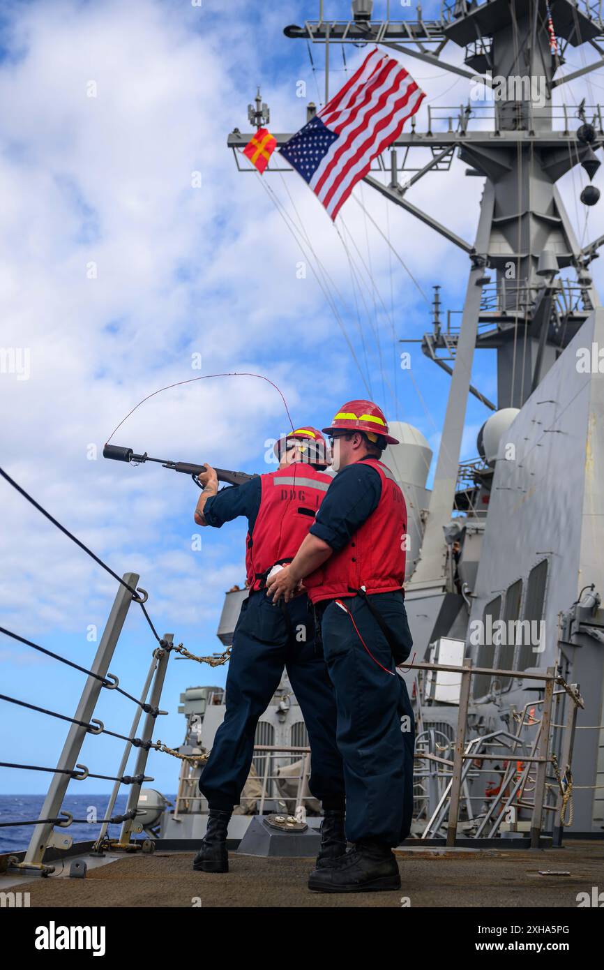 Fire Controlman 2nd Class Wyatt Morrissey, assigned to the Arleigh ...