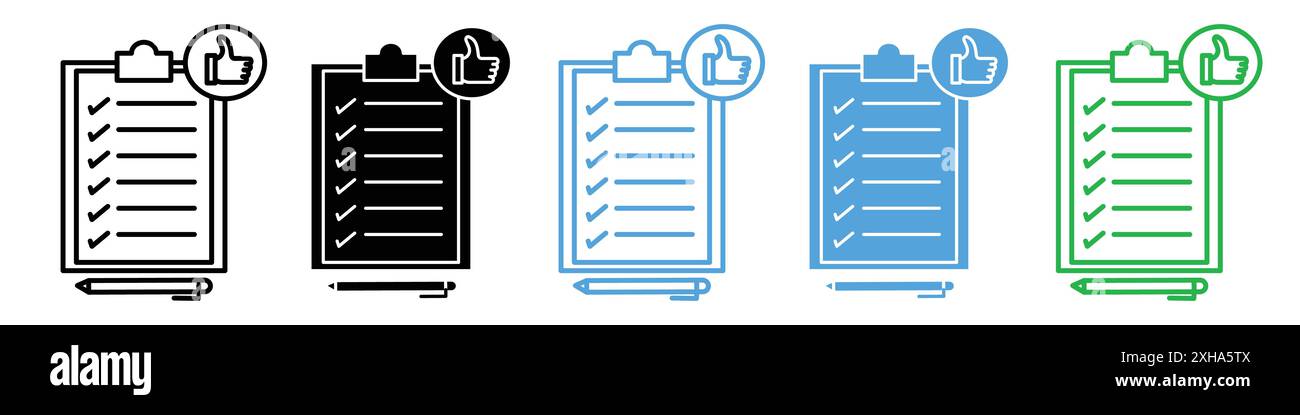 Feedback form icon Vector symbol or sign set collection in black and ...