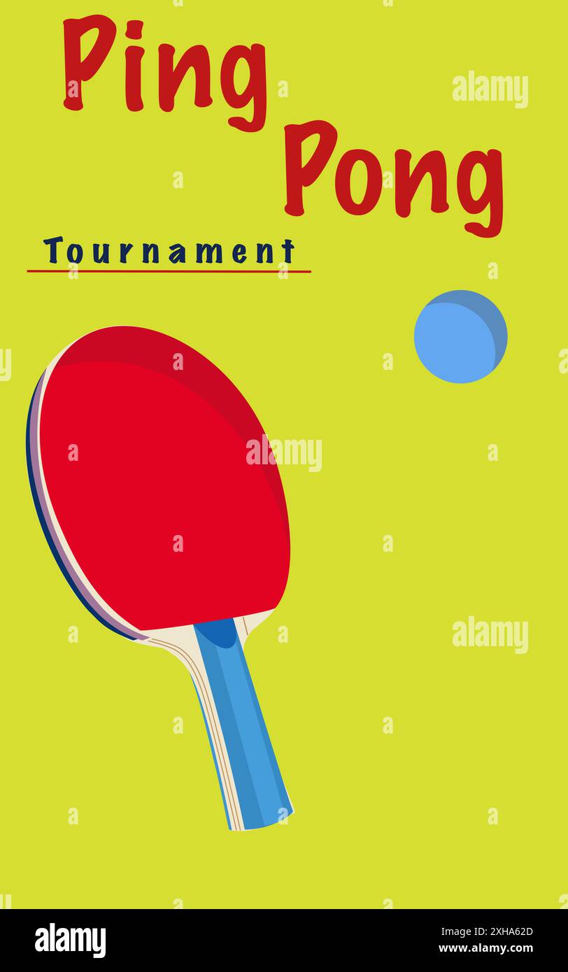 Ping pong or table tennis poster, poster design, sports invitation ...