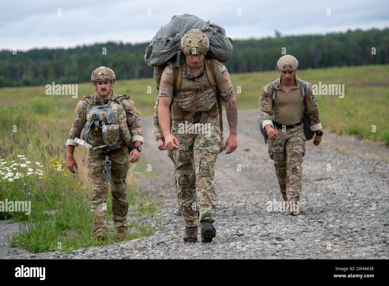 U.S. Air Force tactical air control party specialists assigned to ...