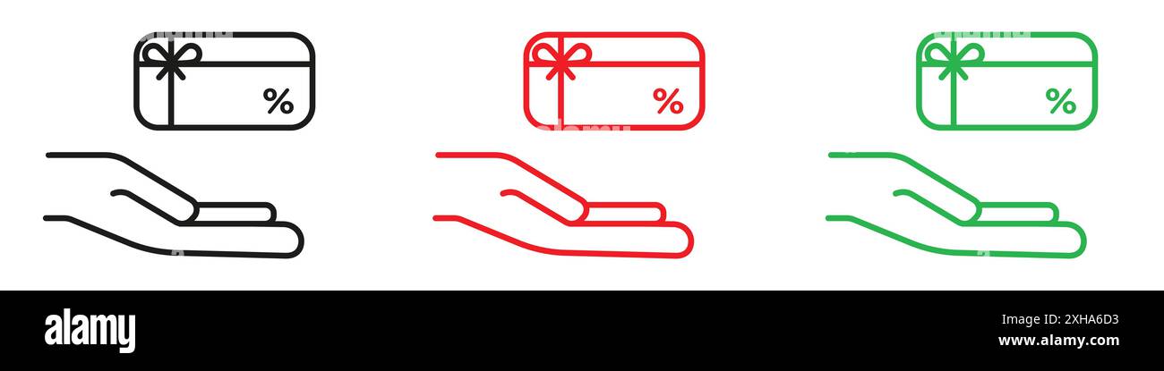 Loyalty program icon Vector symbol or sign set collection in black and ...