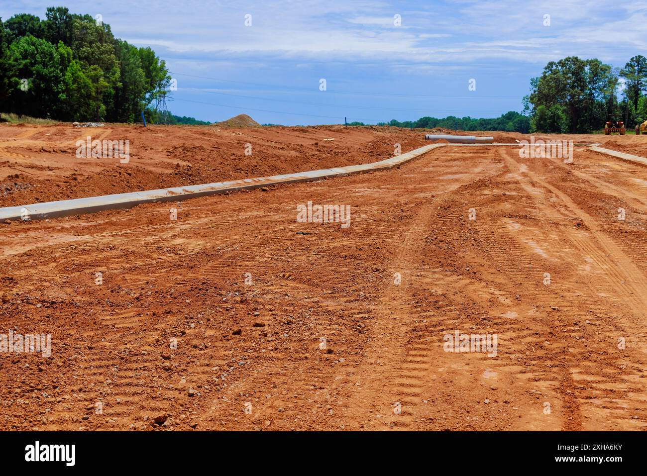 Drainage canal was constructed before construction of road for storm ...