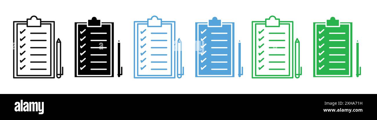 Planning icon Vector symbol or sign set collection in black and white ...