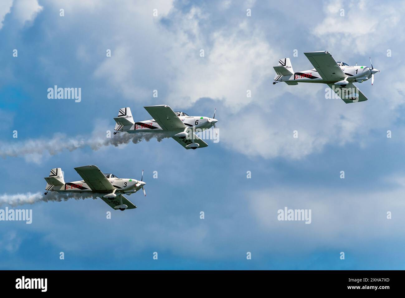 Team Raven, Formation Aerobatic Display Team, Airshow, England Stock ...
