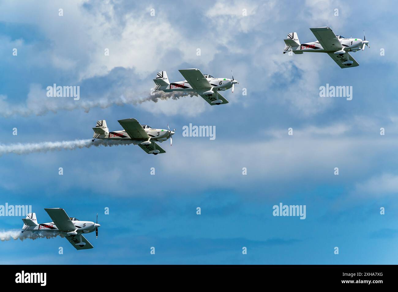 Team Raven, Formation Aerobatic Display Team, Airshow, England Stock ...