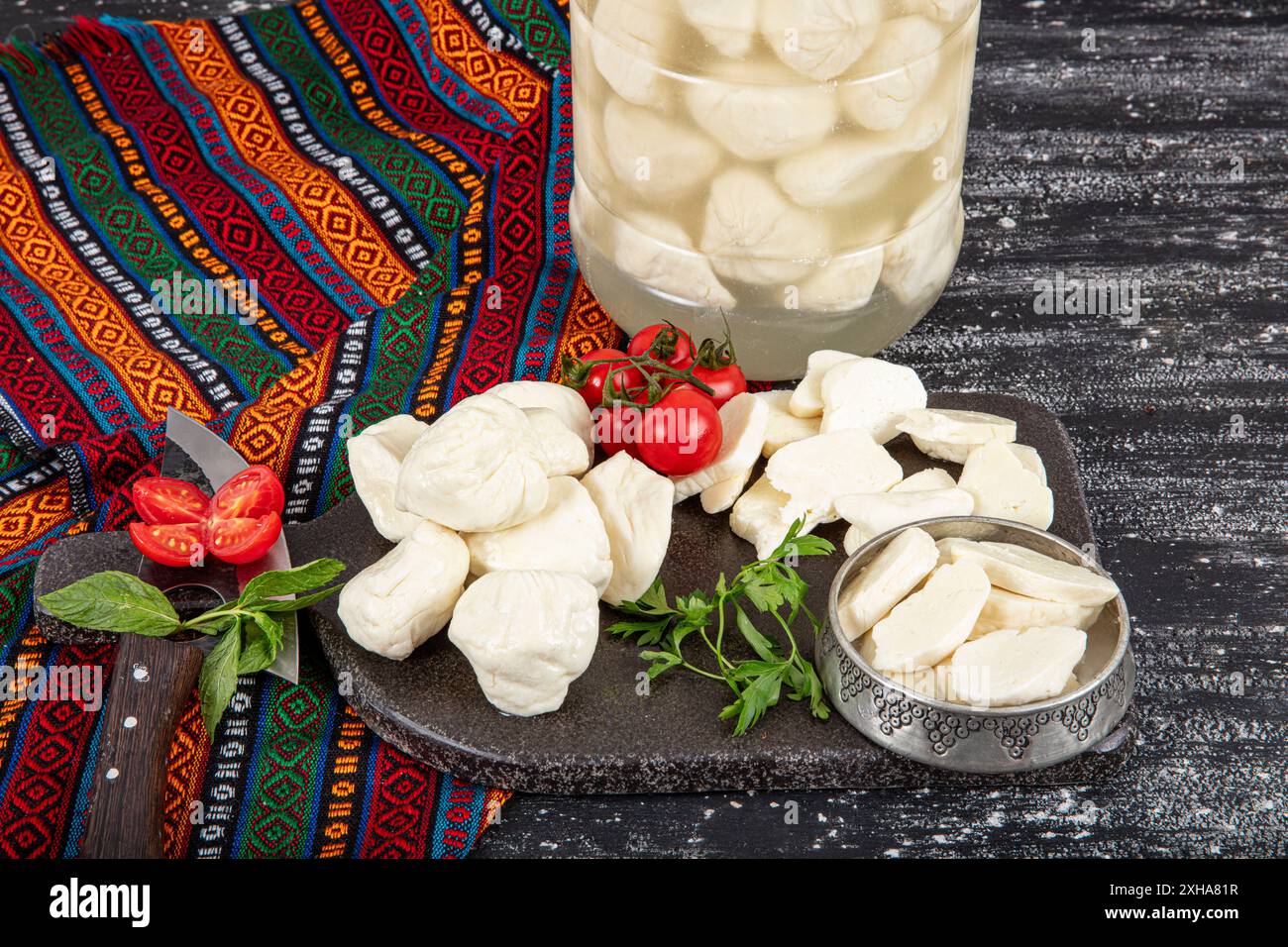 Mixed cheese made from goat and sheep milk. Mix Cheese Texture Food ...