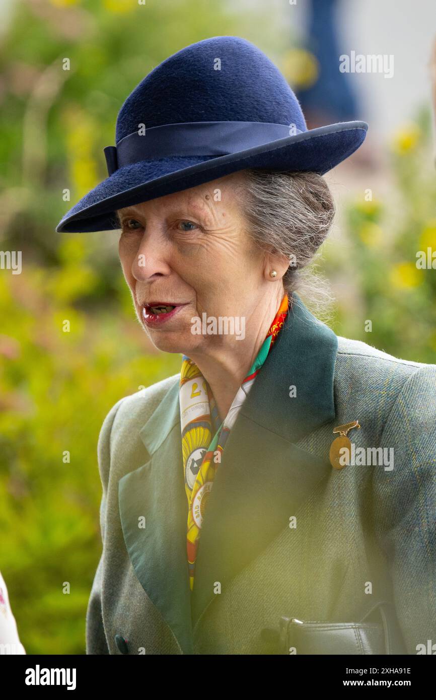 The Princess Royal attends her first official engagement at the Riding ...