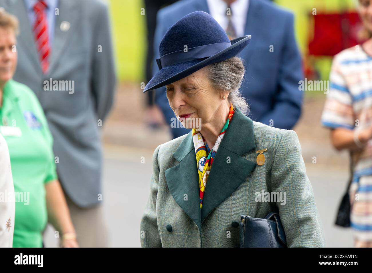 The Princess Royal attends her first official engagement at the Riding ...