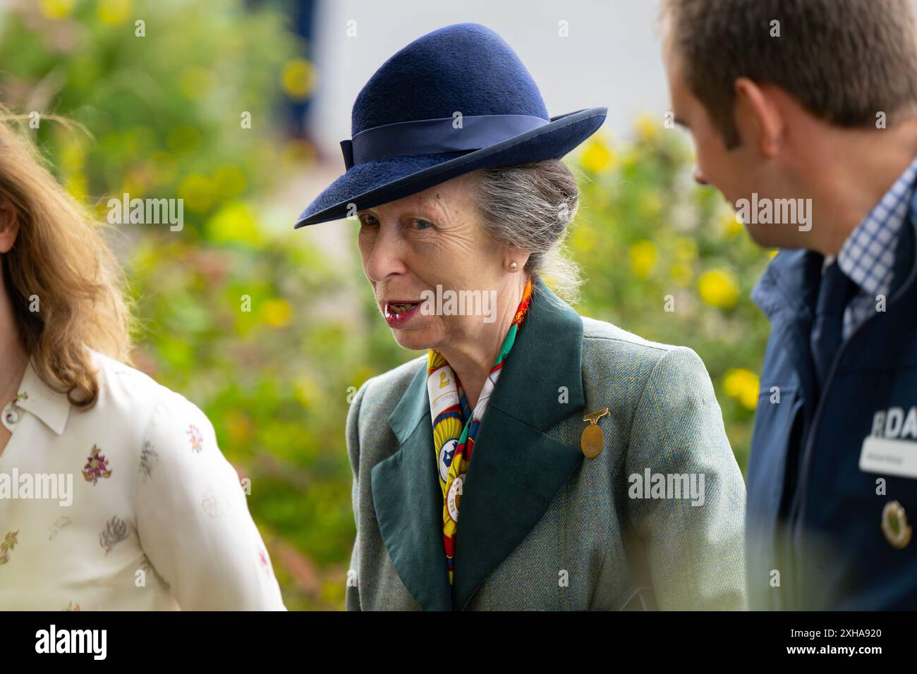 The Princess Royal attends her first official engagement at the Riding for the Disabled ...
