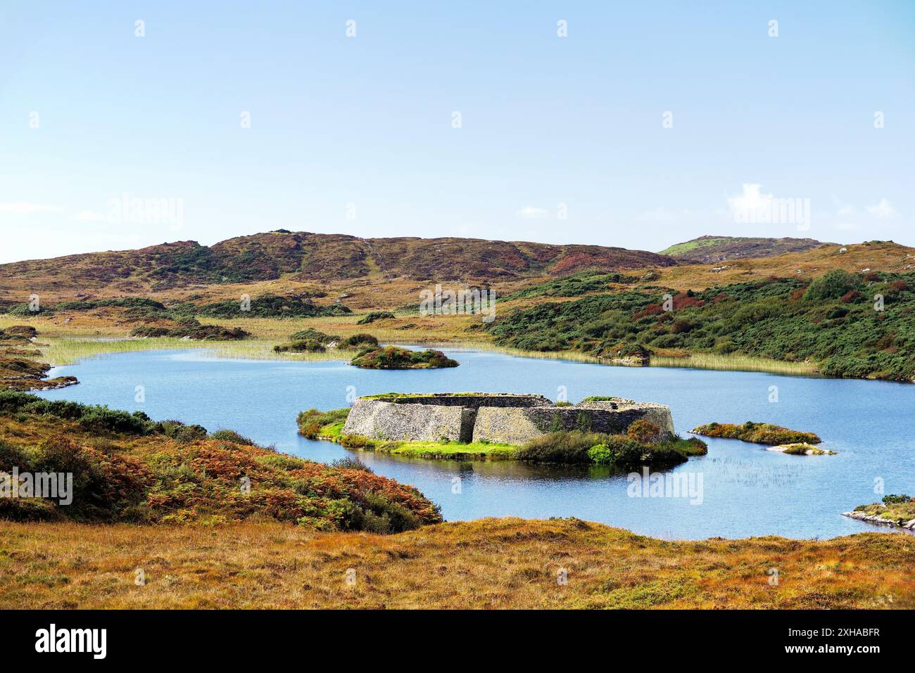 Doon Fort prehistoric stone cashel caiseal or dun. Pre Christian refuge ...