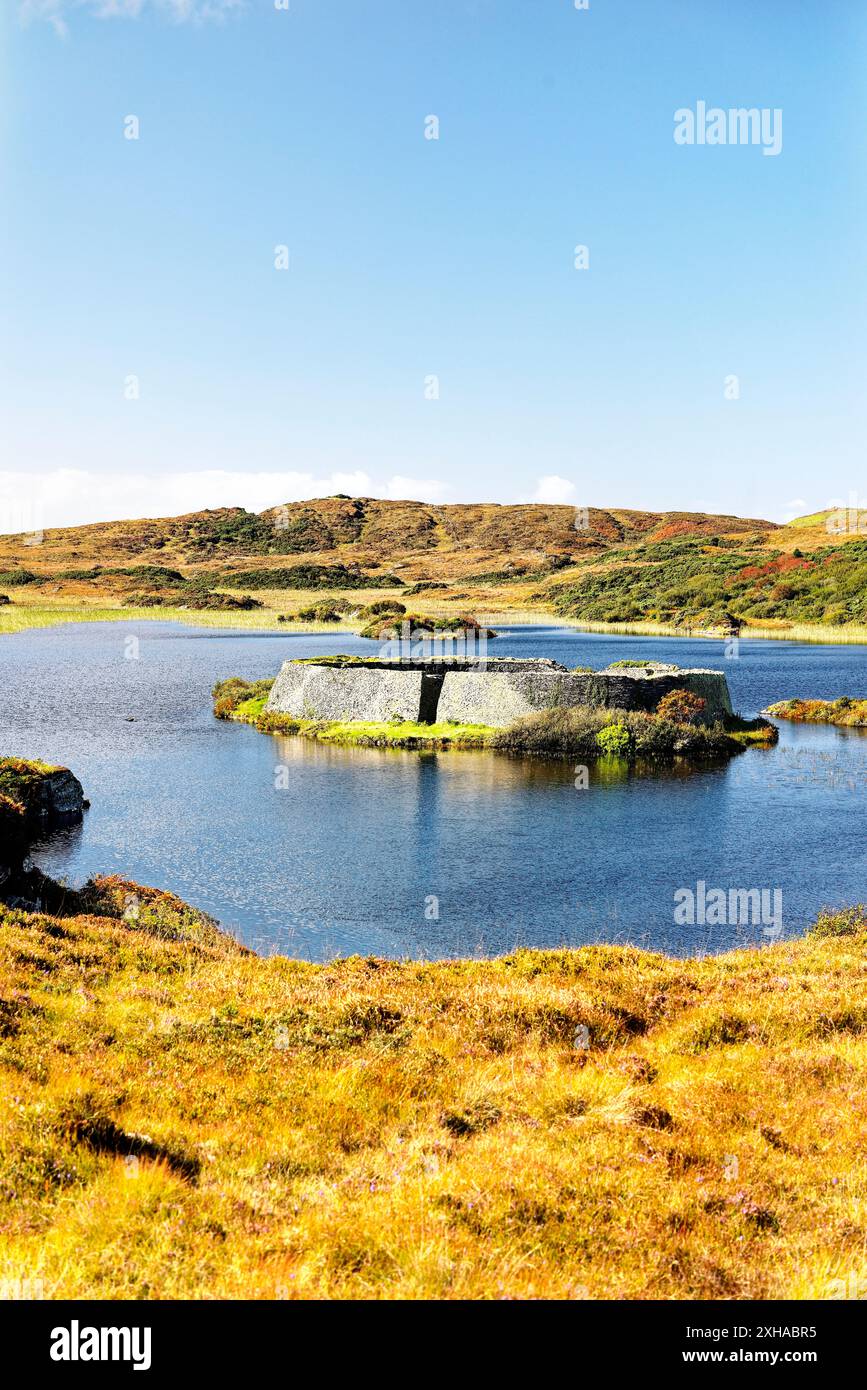 Doon Fort prehistoric stone cashel caiseal or dun. Pre Christian refuge ...