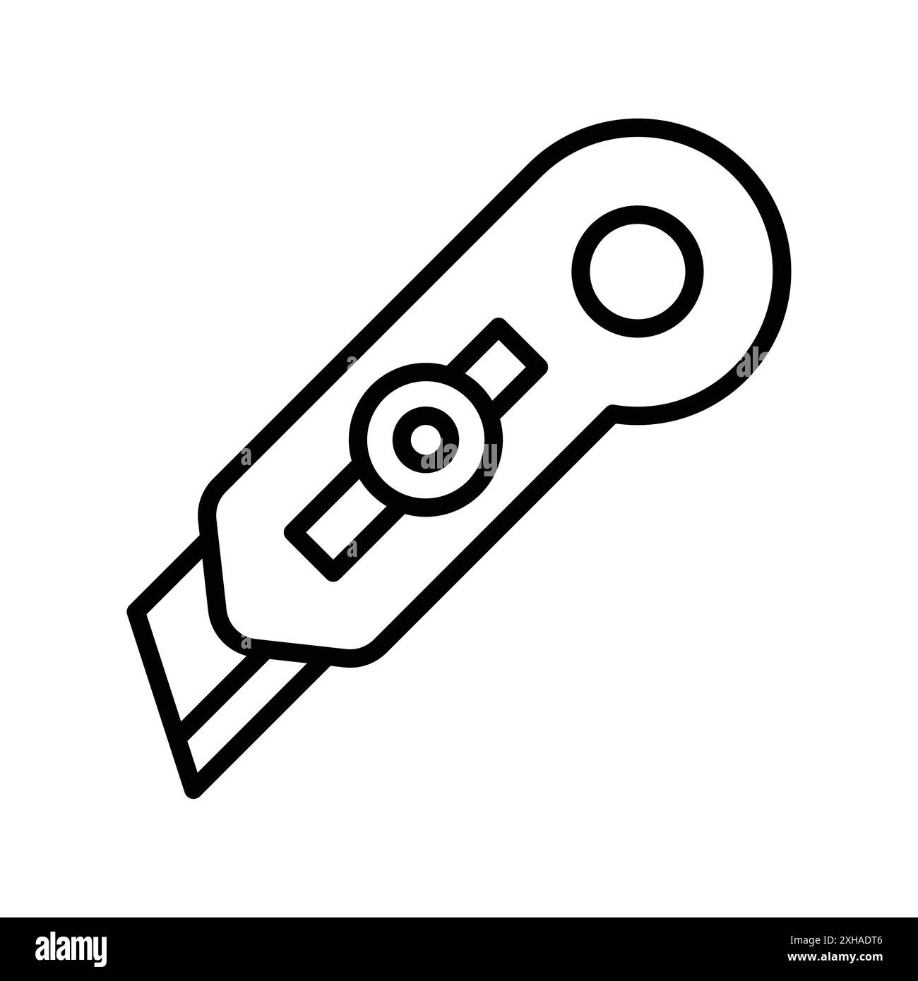 cutter knife icon vector design template in white background Stock ...