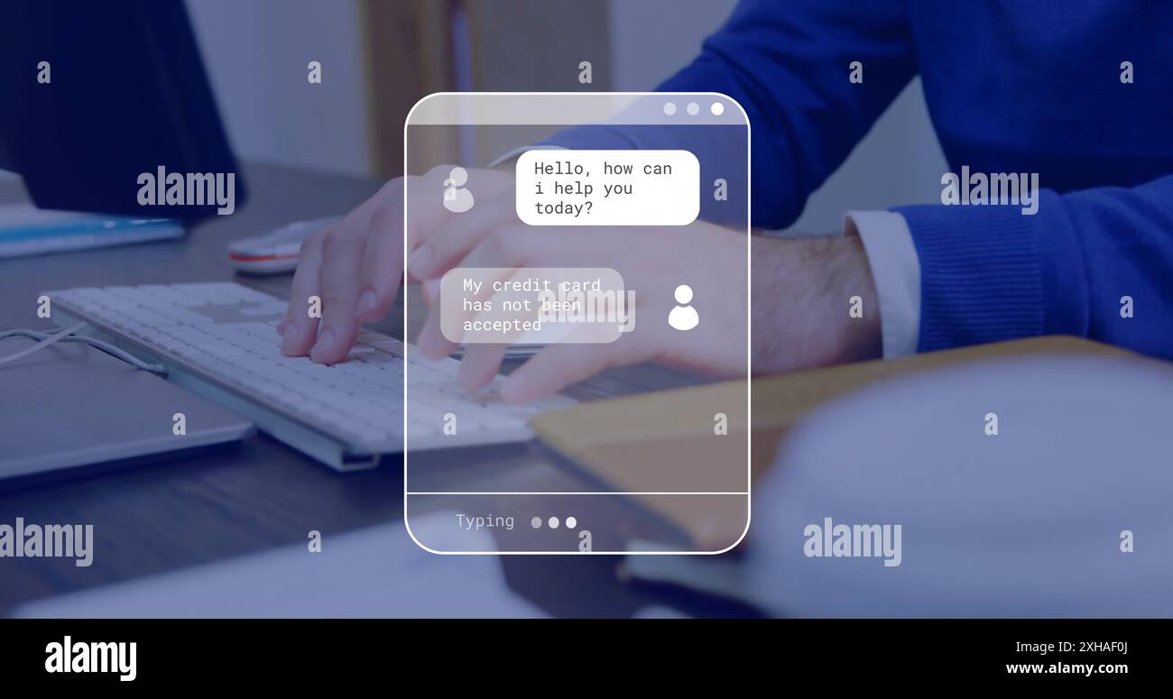 Chatbot live hi-res stock photography and images - Alamy