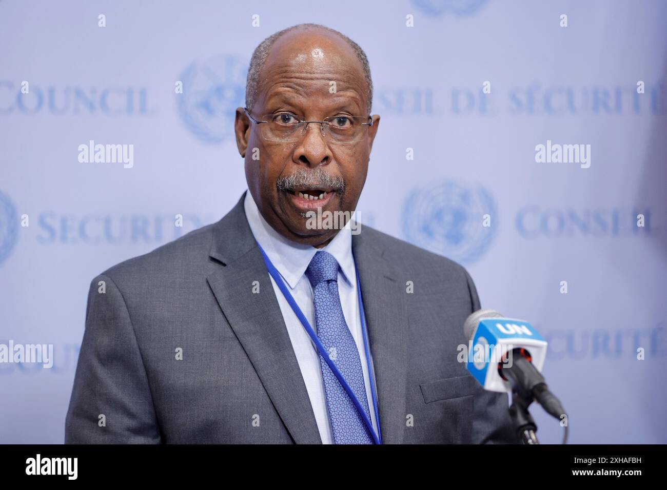 United Nations, New York, USA, July 12, 2024 - Leonardo Santos Simao ...