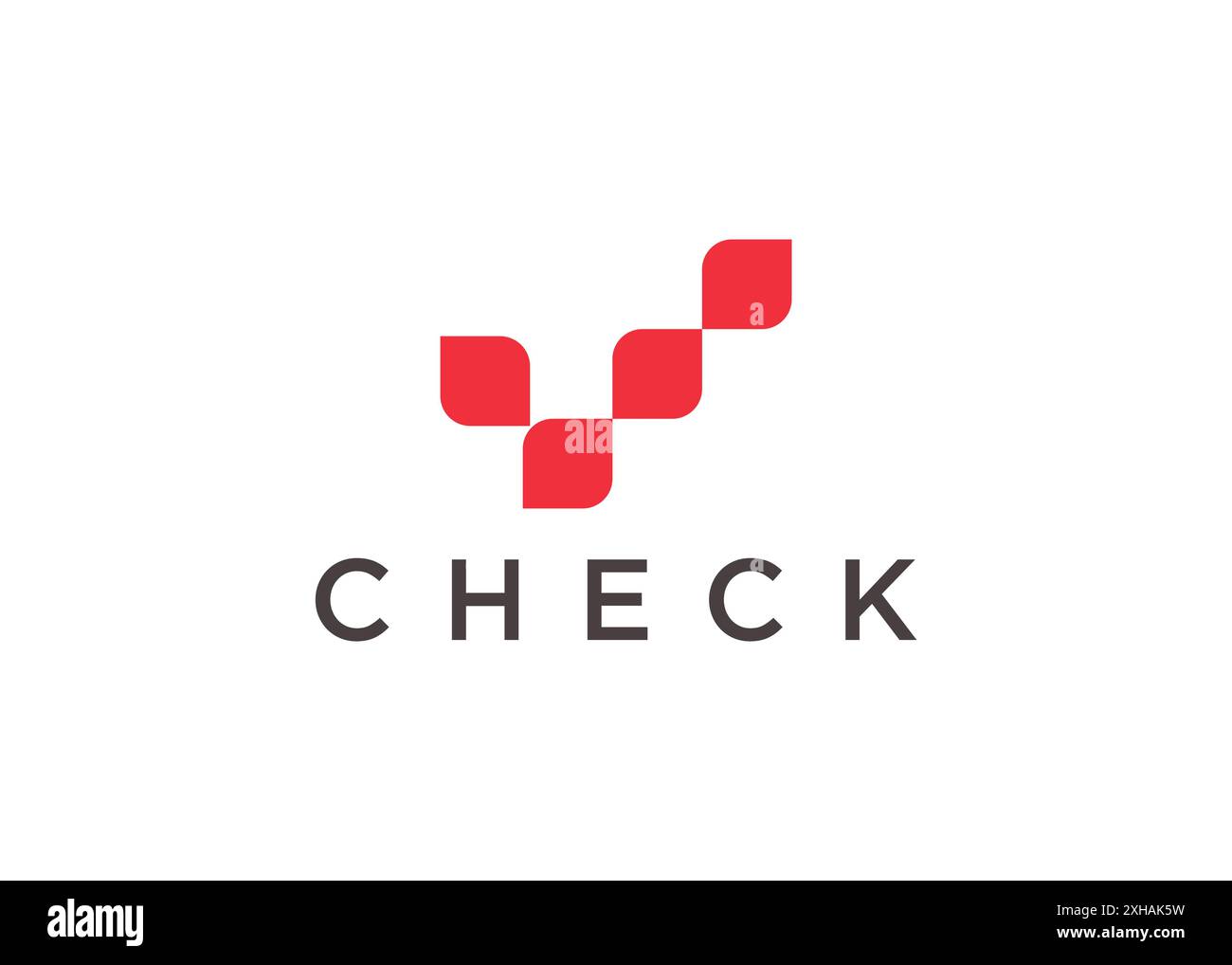 Minimal and professional check mark logo design template. Tick mark ...