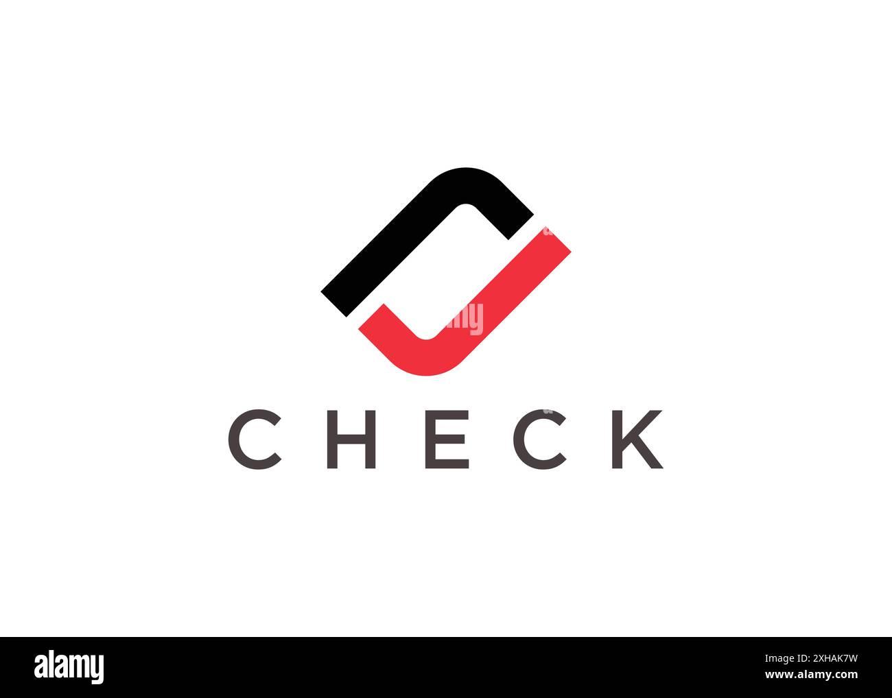 Check mark icon logo design Stock Vector Images - Alamy