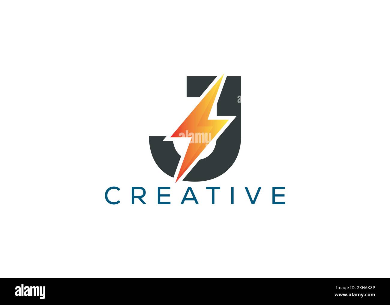 J thunder logo hi-res stock photography and images - Alamy