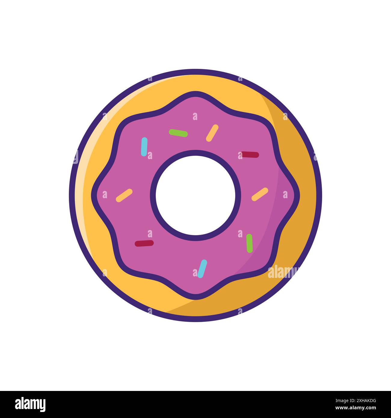 Donut vector vectors hi-res stock photography and images - Alamy
