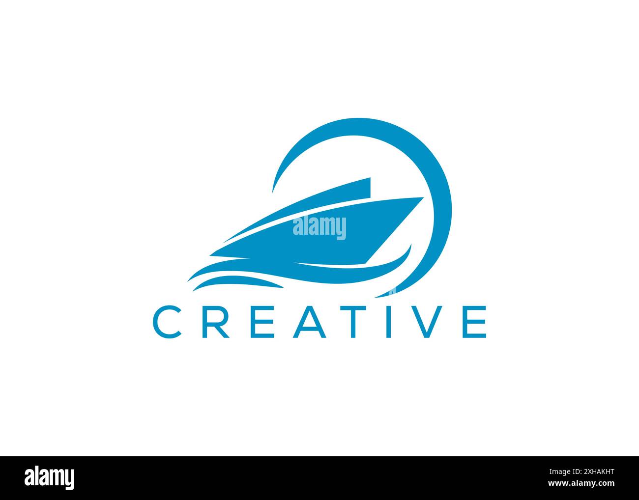 Minimal and professional vessel logo design template. Modern Ship logo ...