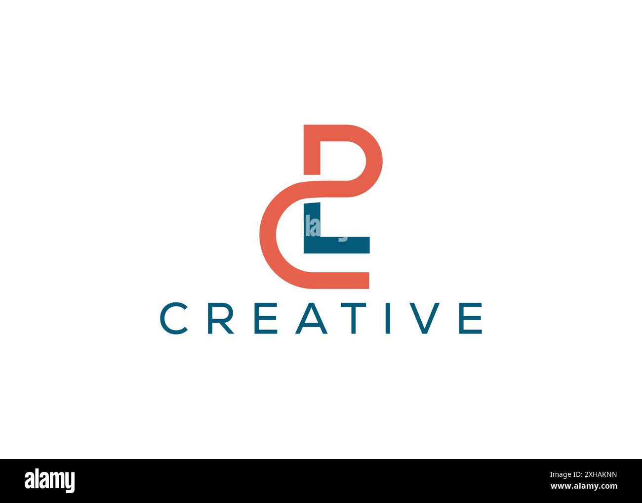 Minimal and professional letter L P C logo design template Stock Vector ...