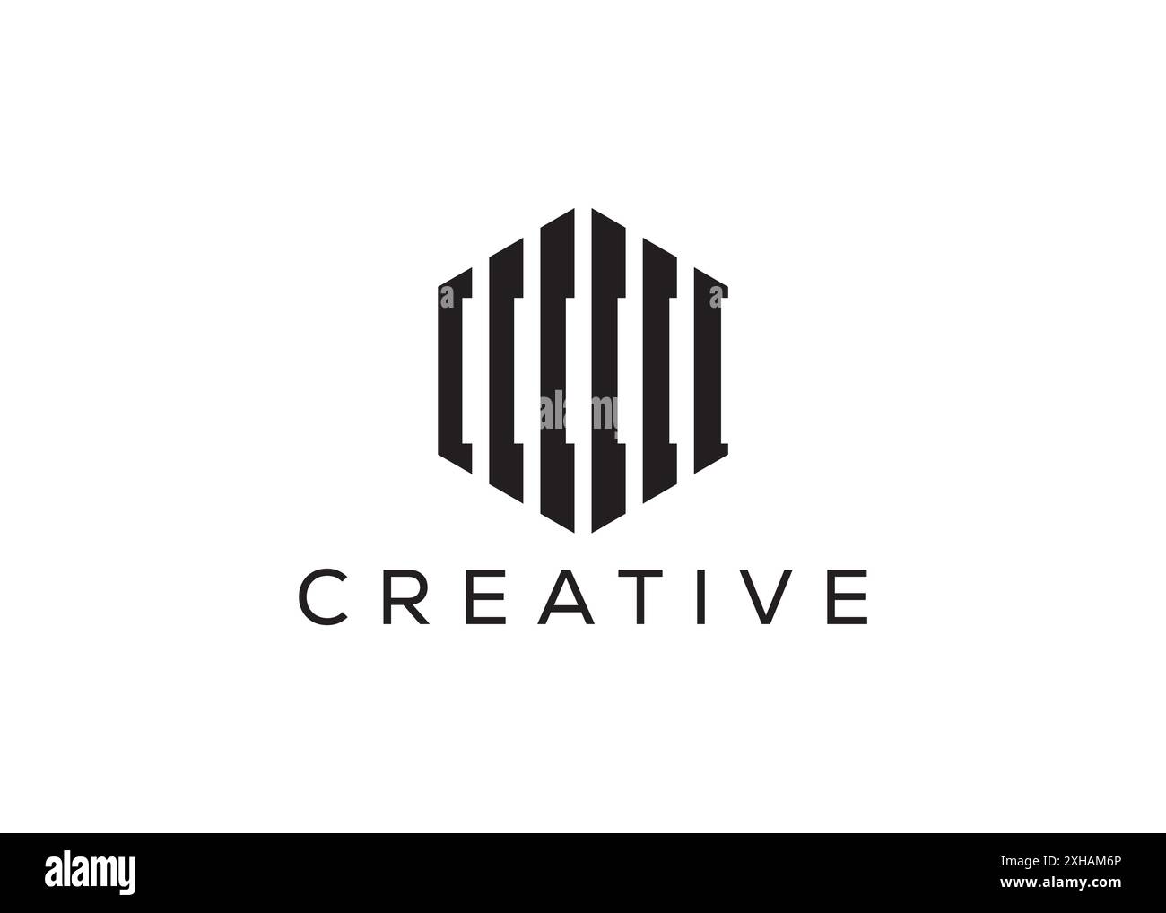 Minimal and professional abstract polygon logo design template Stock ...