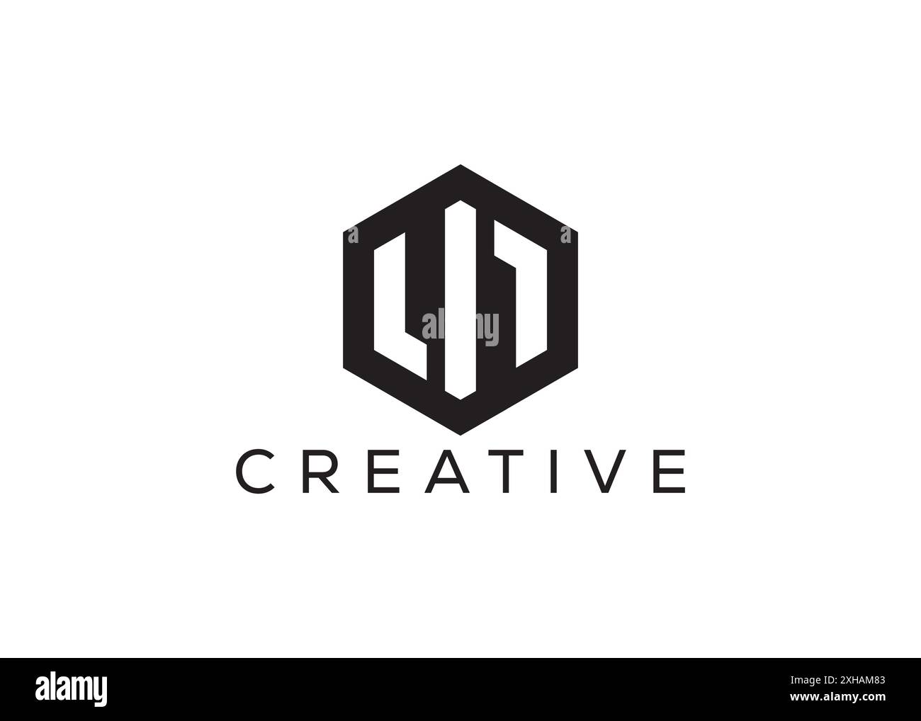 Minimal and professional abstract polygon logo design template Stock ...