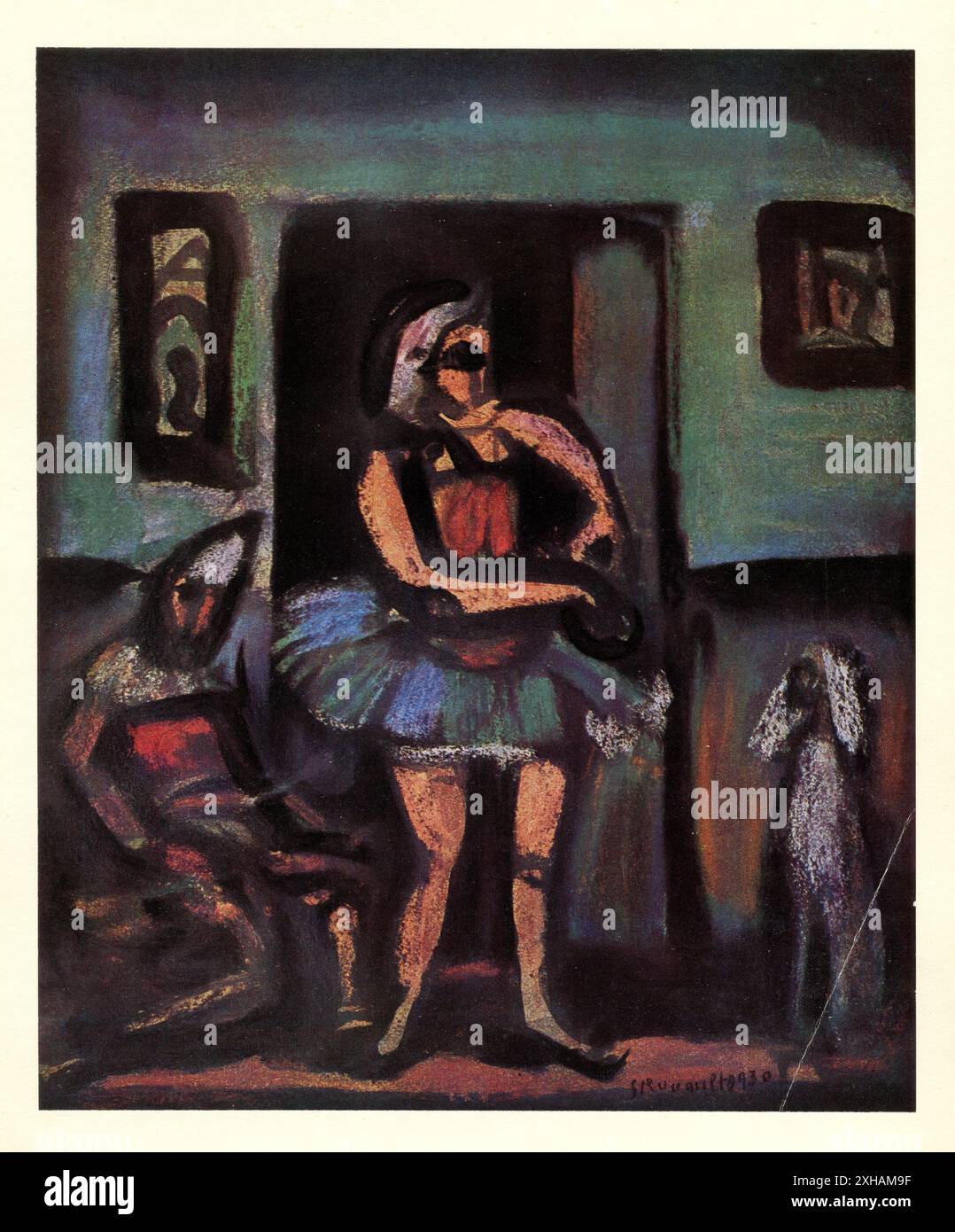GEORGES HENRI ROUAULT. TYPES DE CIRQUE.ESQUISSE Stock Photo - Alamy