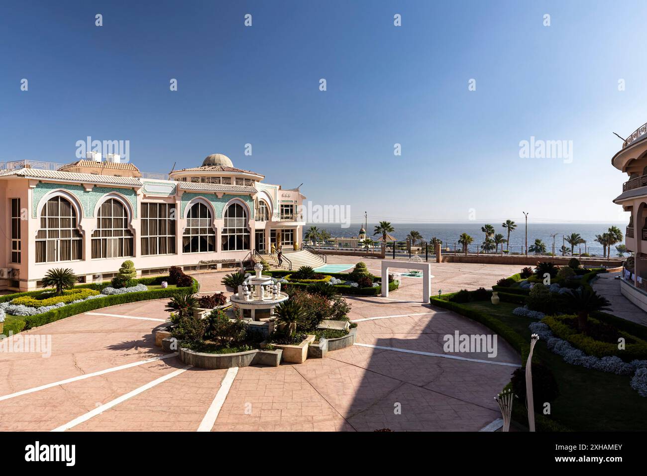 Lake Qarun(ancient lake Moeris), Resort Hotel, Fayum Oasis, Fayum ...