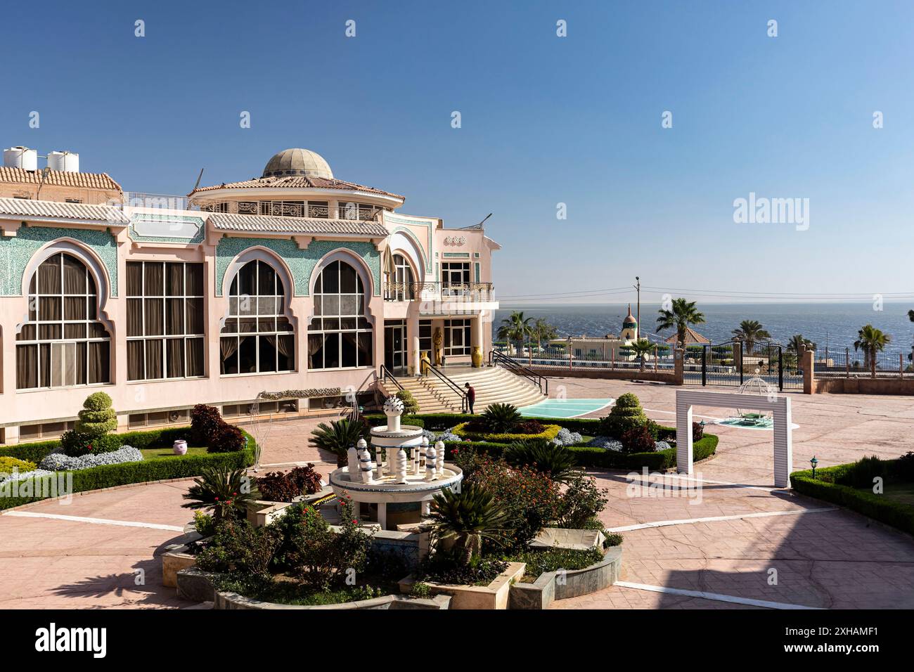 Lake Qarun(ancient lake Moeris), Resort Hotel, Fayum Oasis, Fayum ...