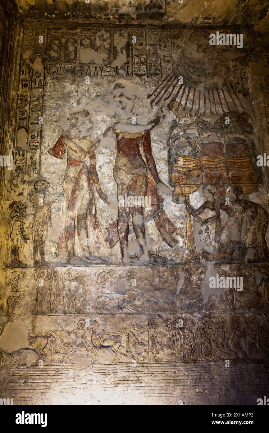 Amarna tomb hi-res stock photography and images - Alamy
