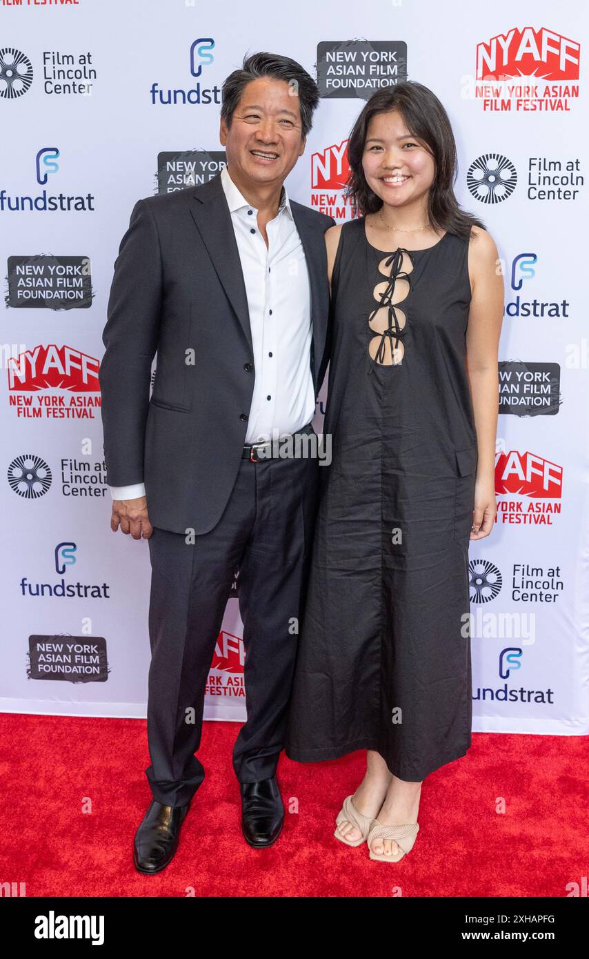 John Bai (L) attends opening night of Asian Film Festival 2024 at ...