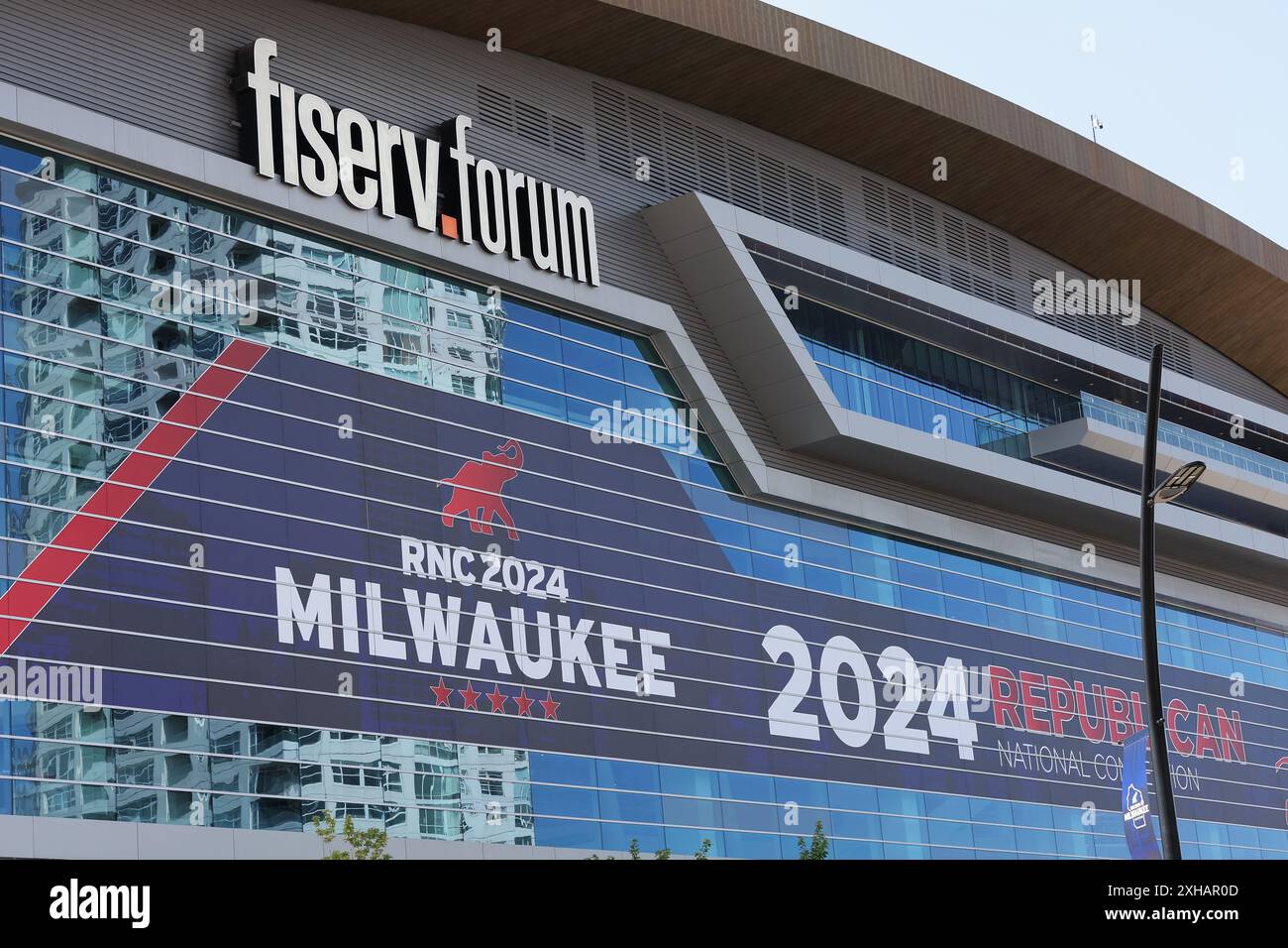 Milwaukee, Wi, USA. 11th July, 2024. Milwaukee prepare stages and ...