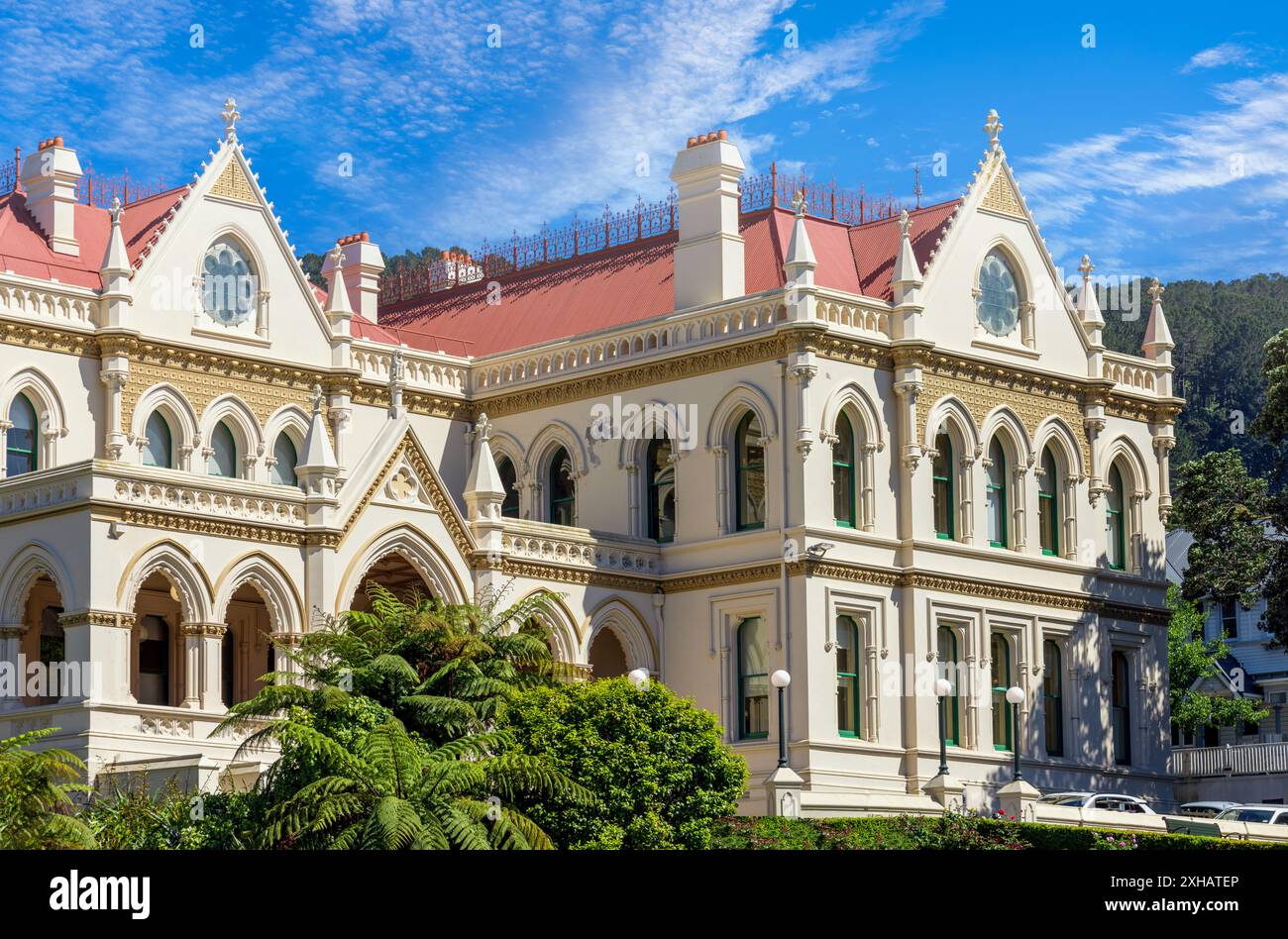 Wellington, New Zealand Parliament Buildings Stock Photo - Alamy