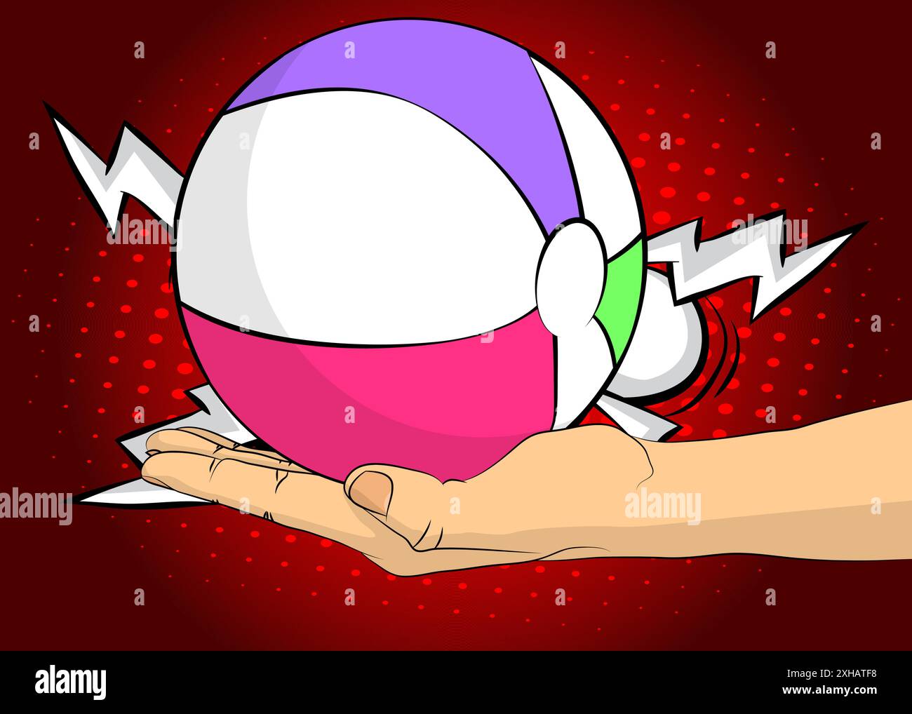 Holding plastic playing Stock Vector Images - Alamy