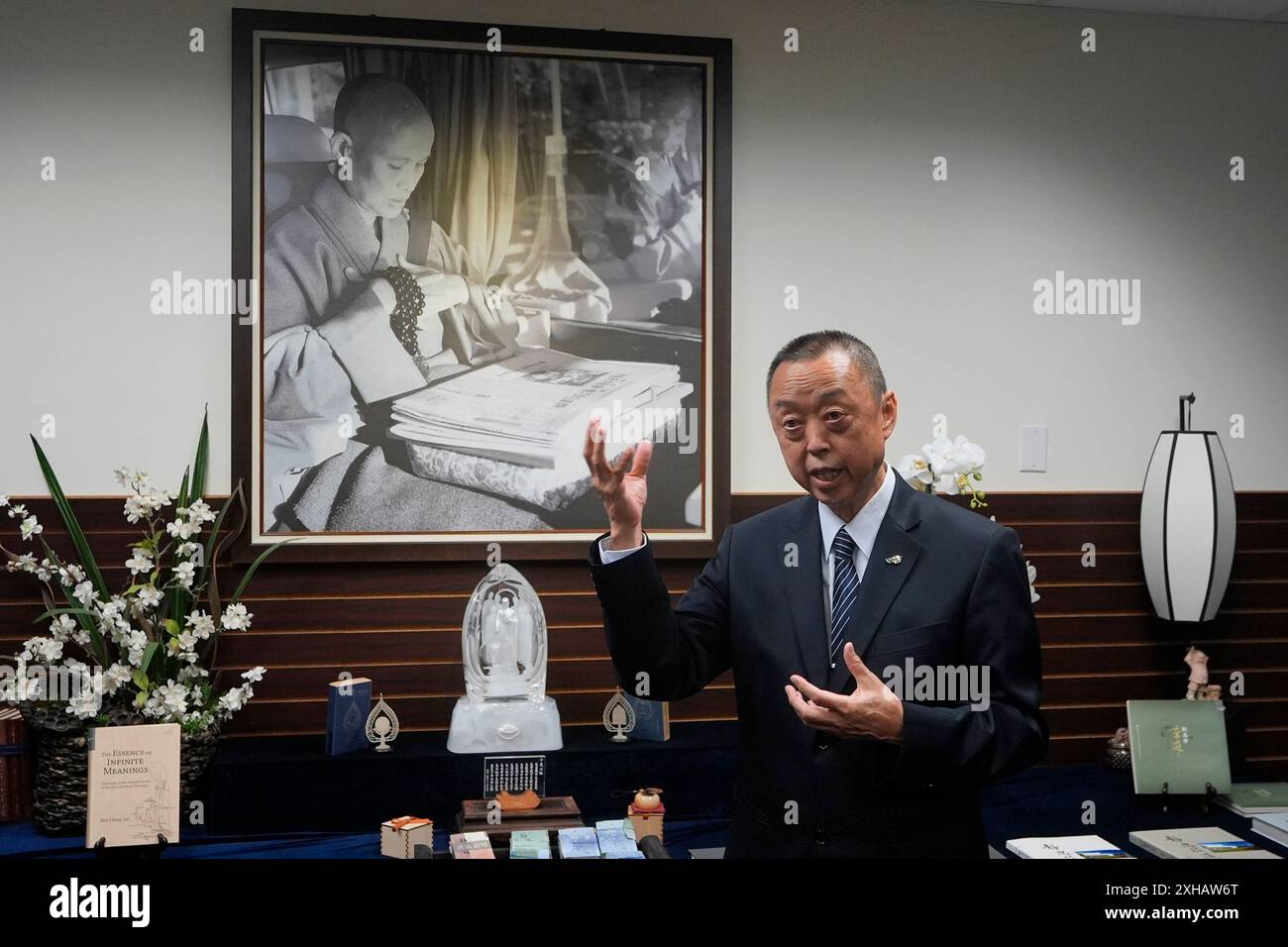 Stephen Huang, executive director of Tzu Chi's global volunteers based ...