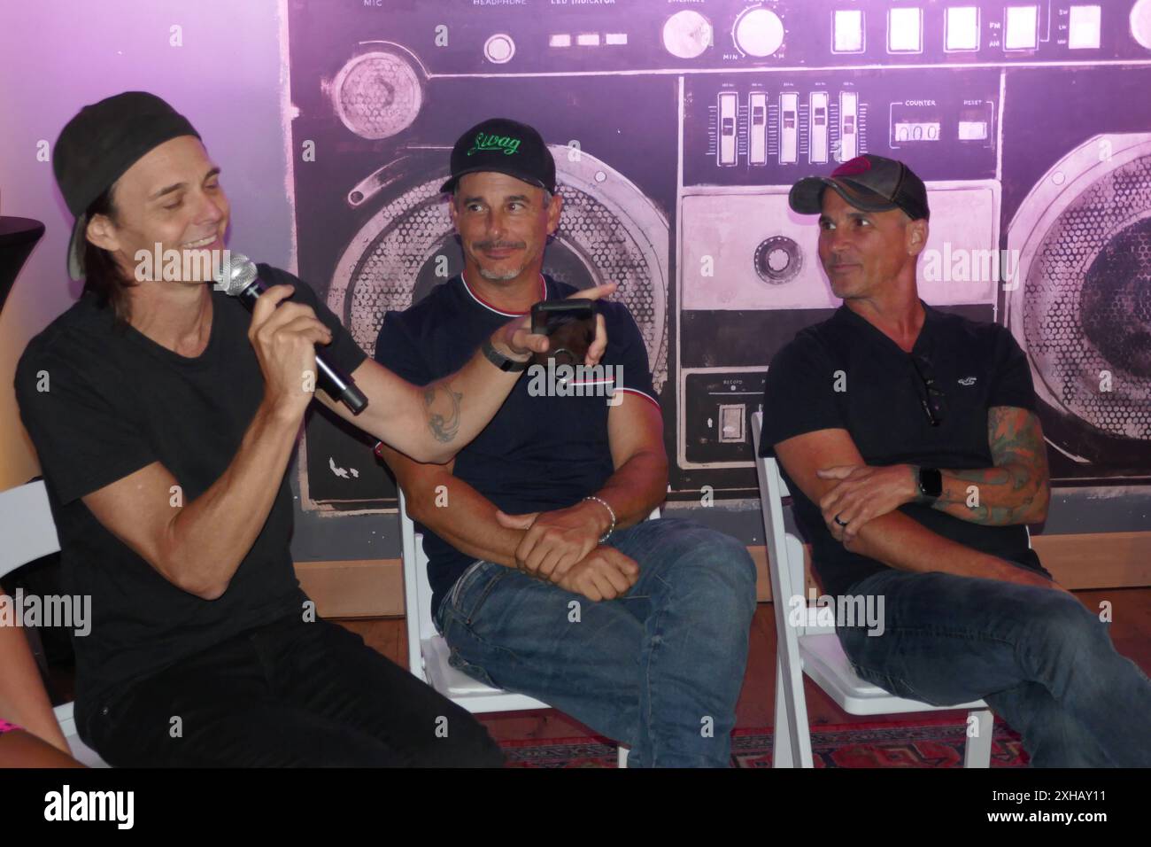 West Hollywood, California, USA 12th July 2024 (L-R) Actor Brentley ...