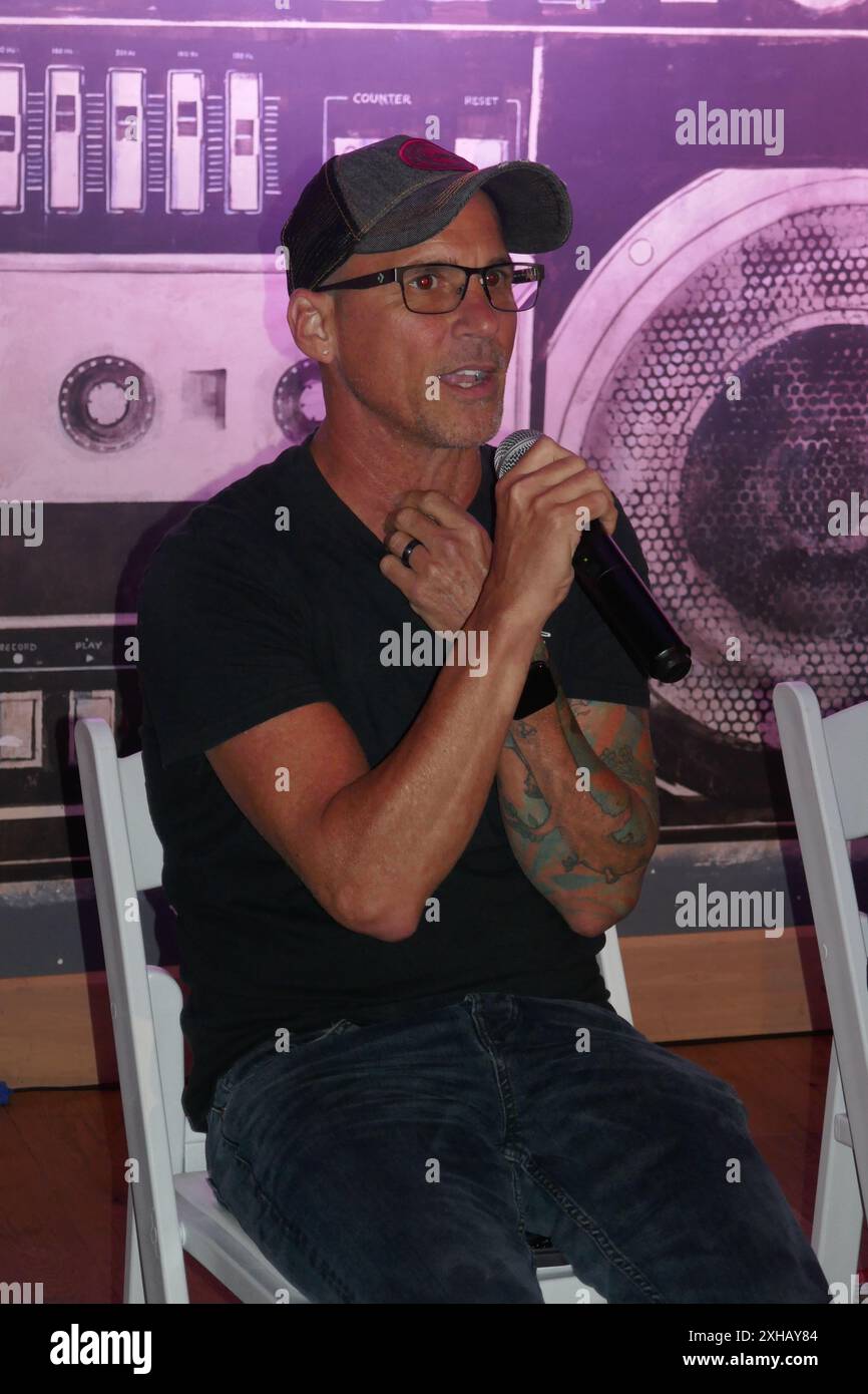 West Hollywood, California, USA 12th July 2024 Actor Aaron Jackson ...