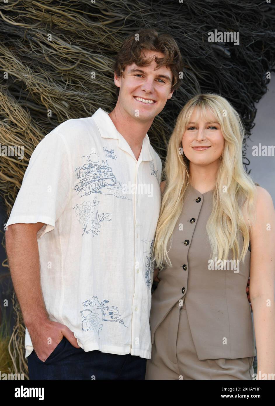LOS ANGELES, CALIFORNIA - JULY 11: (L-R) Hunter Leppard and Maya ...