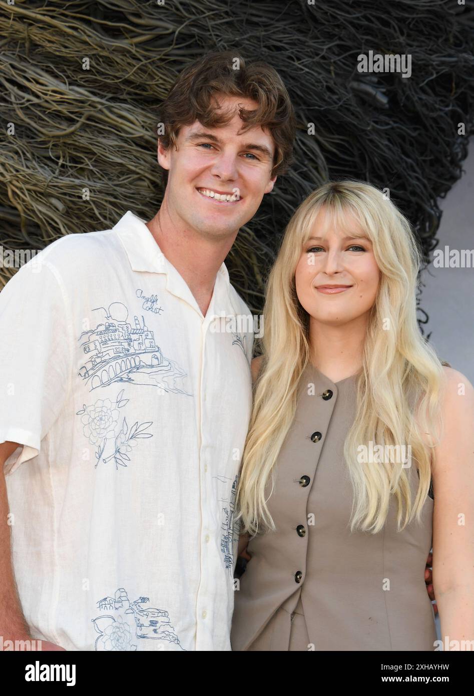 LOS ANGELES, CALIFORNIA - JULY 11: (L-R) Hunter Leppard and Maya ...