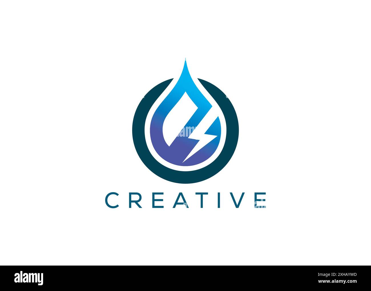 White lightning bolt Stock Vector Images - Alamy