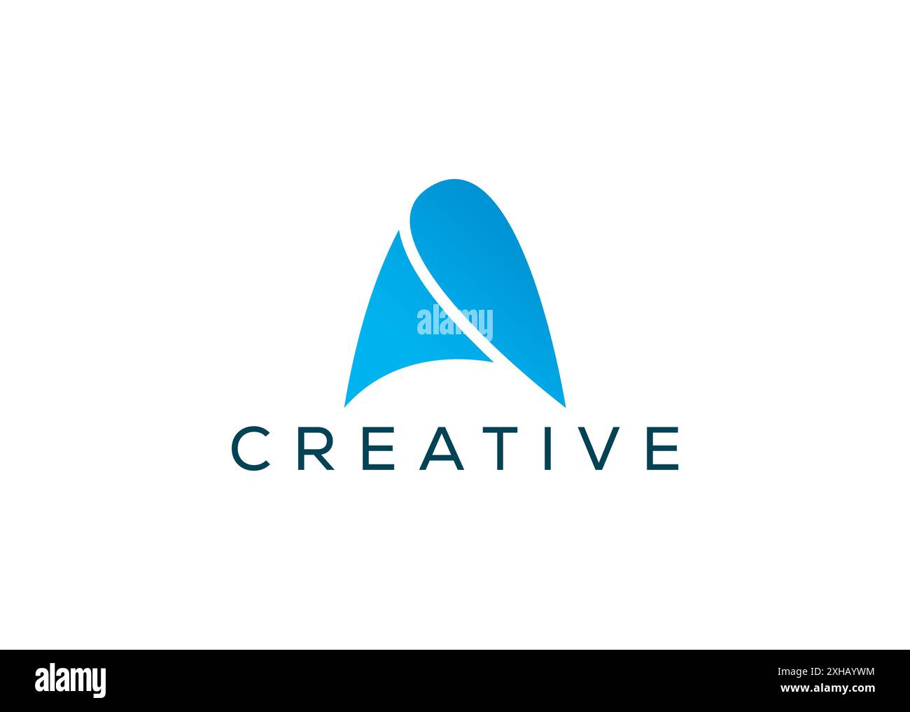 Minimal and professional abstract letter A logo design template Stock ...