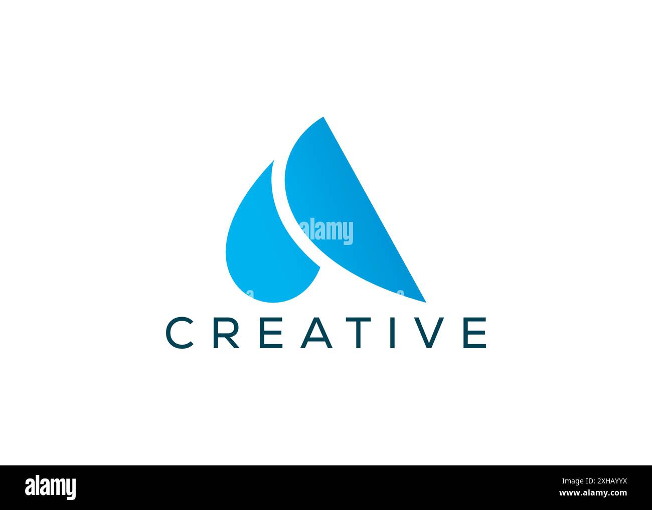 Minimal and professional abstract letter A logo design template Stock ...