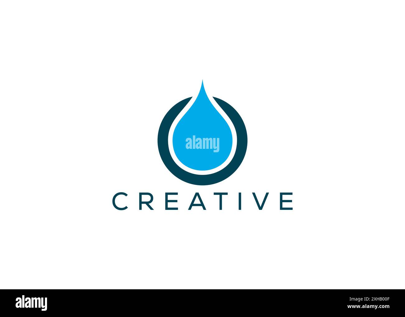 Minimal water logo hi-res stock photography and images - Alamy