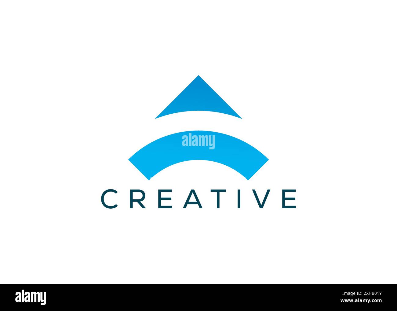 Minimal and professional abstract letter A logo design template Stock ...