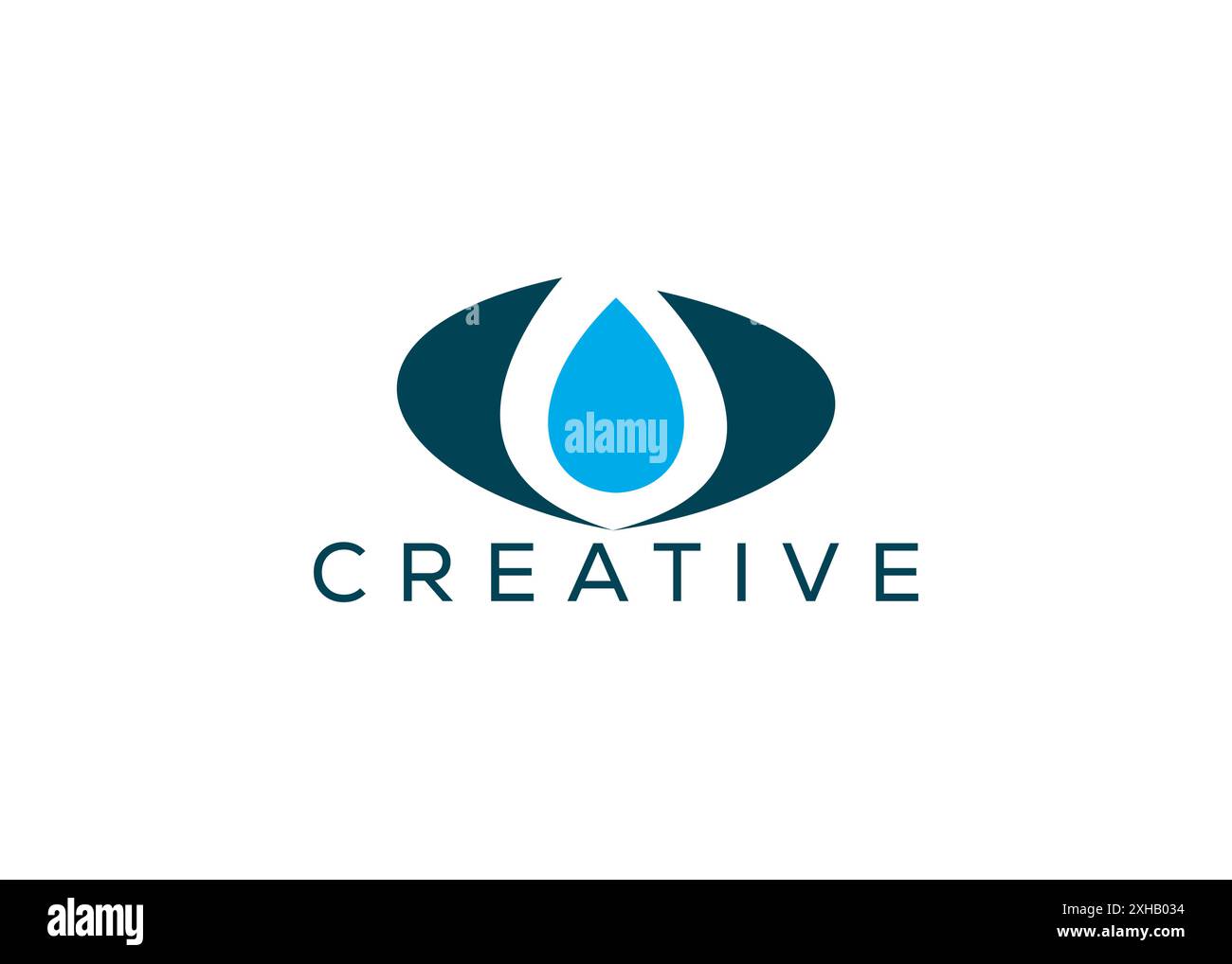 Minimal and professional water drop logo design template Stock Vector ...