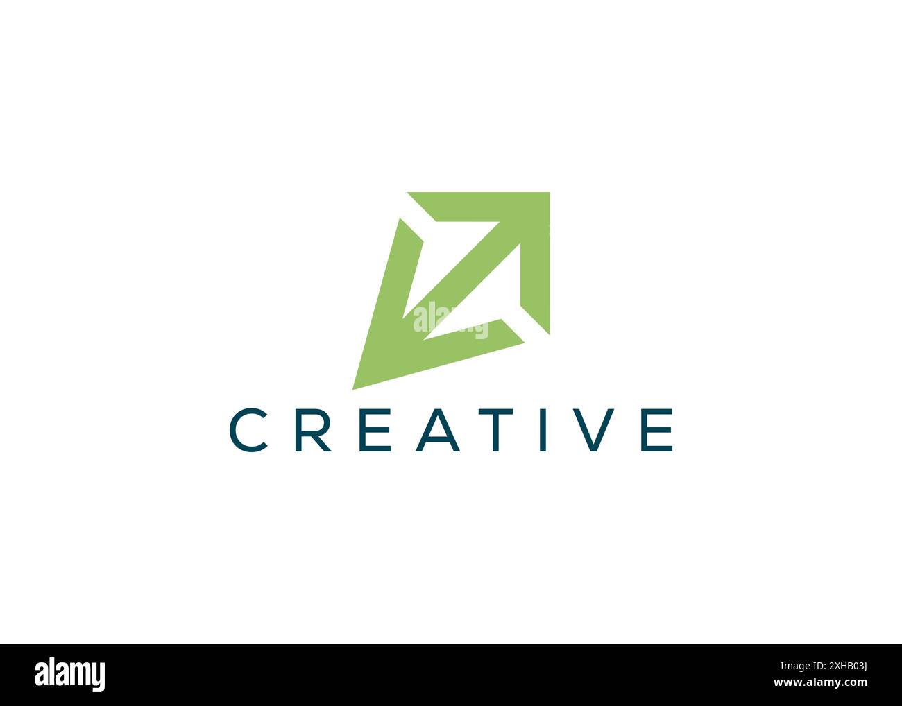 Arrow logo hi-res stock photography and images - Alamy