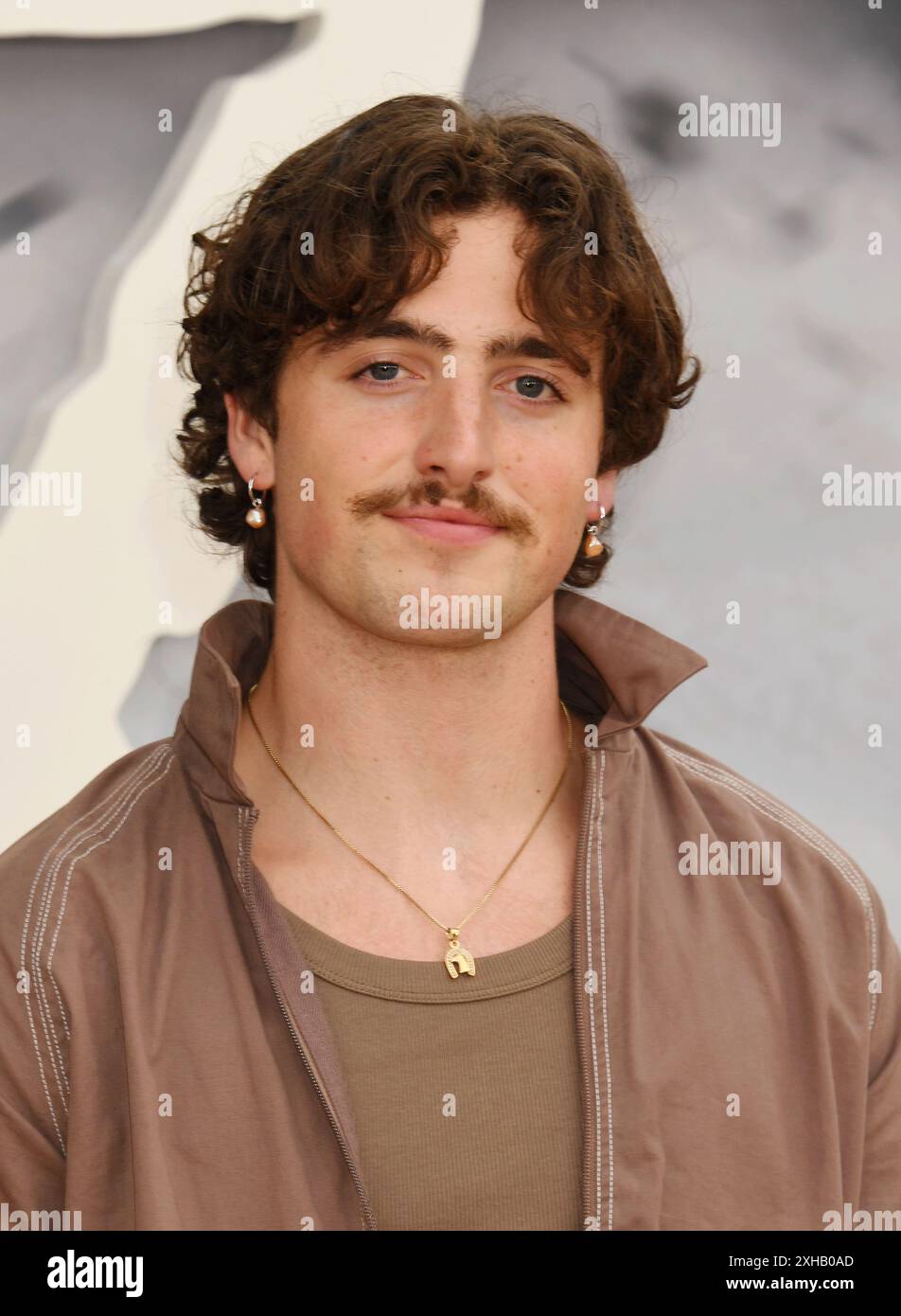 LOS ANGELES, CALIFORNIA - JULY 11: Benson Boone attends the premiere of ...