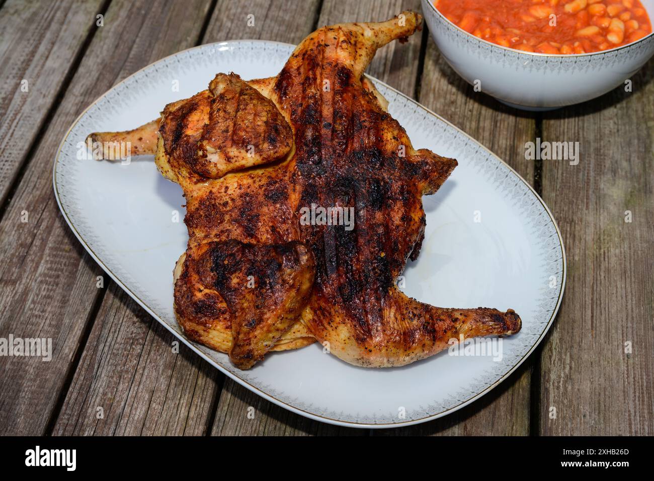 Pollo alla Diavola Spatchcocked Italian Grilled Hot Chicken Seasoned ...
